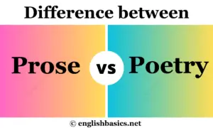 Prose vs Poetry - What’s the difference? - English Basics